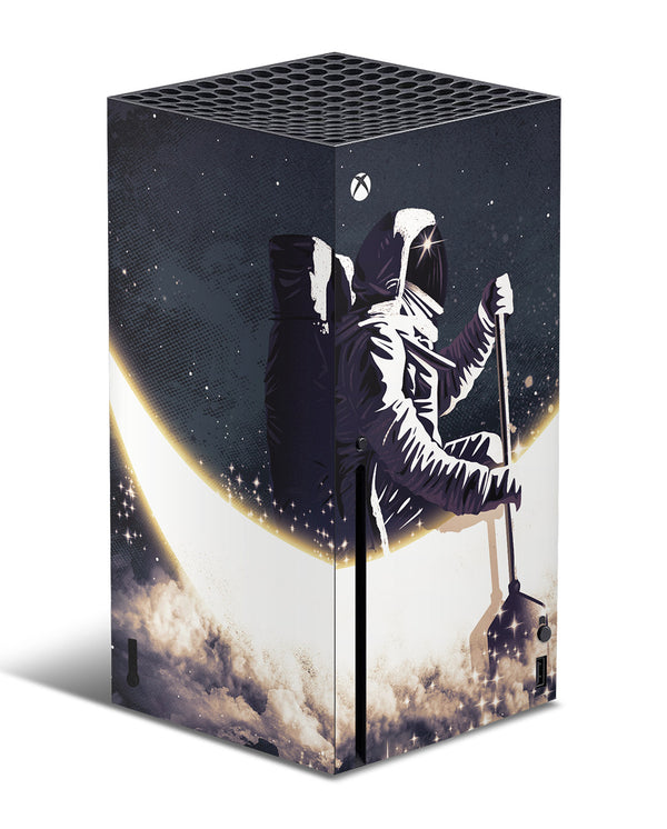 Sail the Moon - Astronaut Space Theme Xbox Series X Skin - VGF Gamers