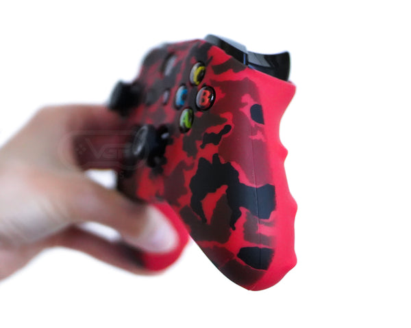 Crimson Red - ProFlex® Xbox One silicone controller skin cover case ...